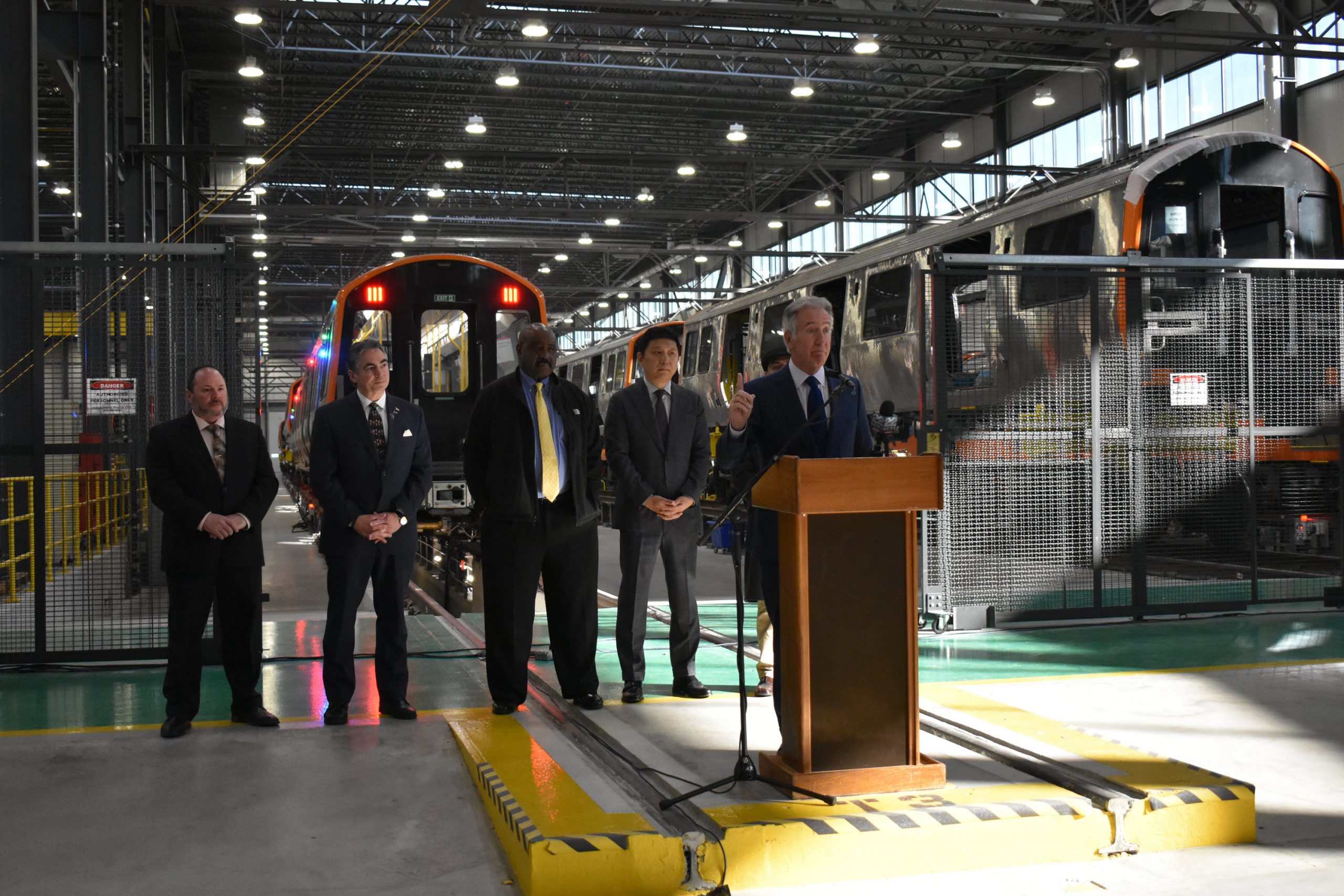 Neal Celebrates Job Retention at CRRC - CRRC