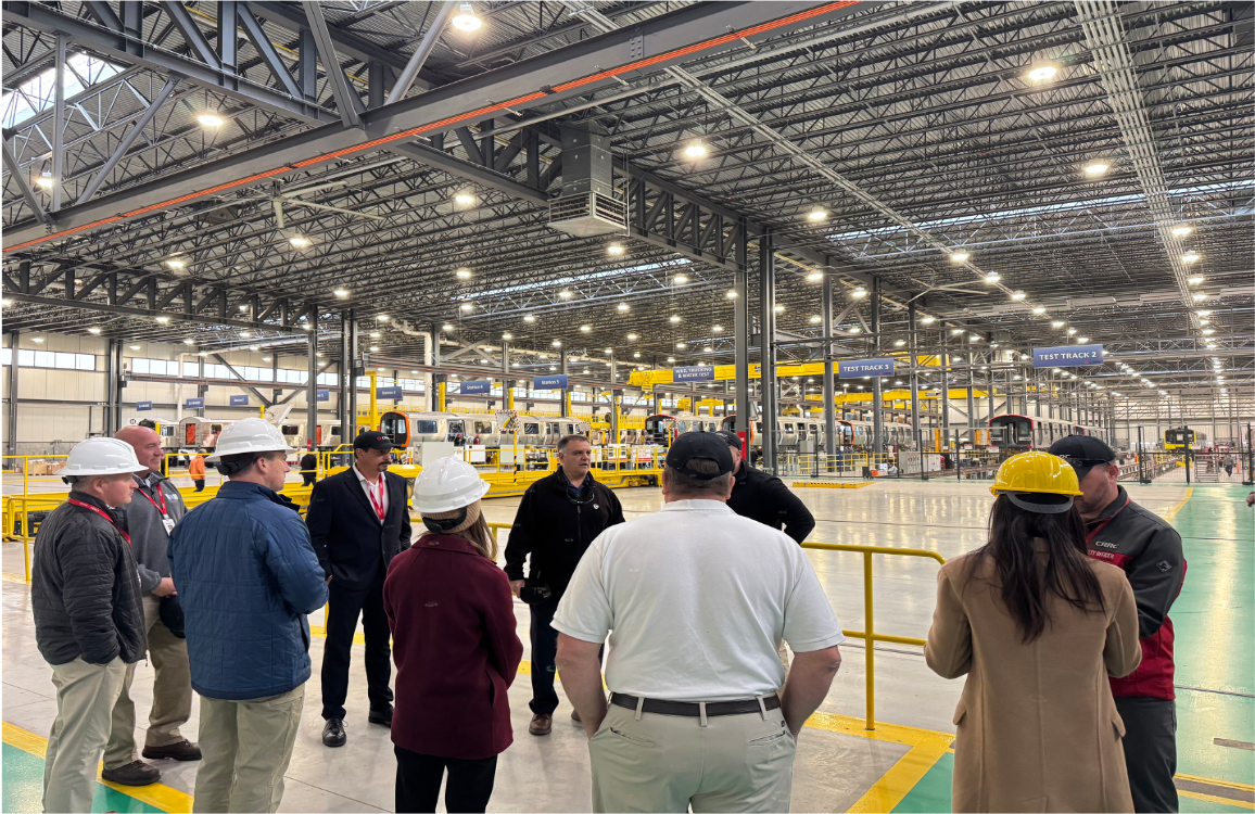MBTA Tour of Facility Operations a Success - CRRC