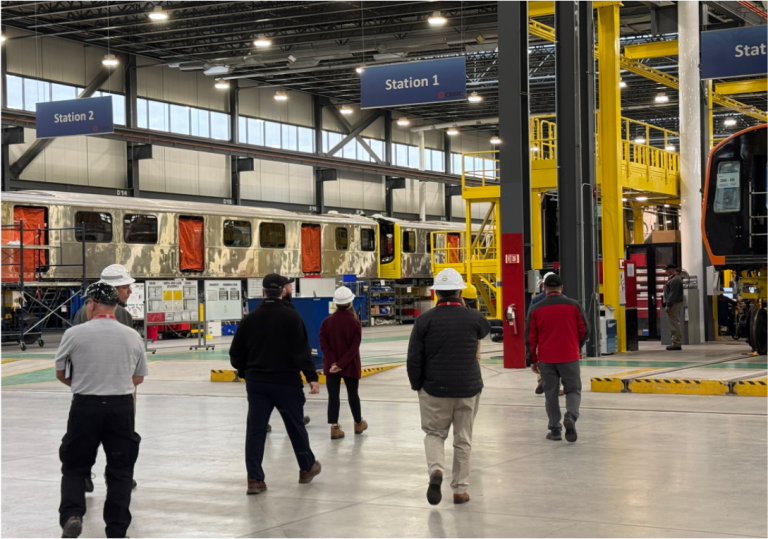 MBTA Tour of Facility Operations a Success - CRRC